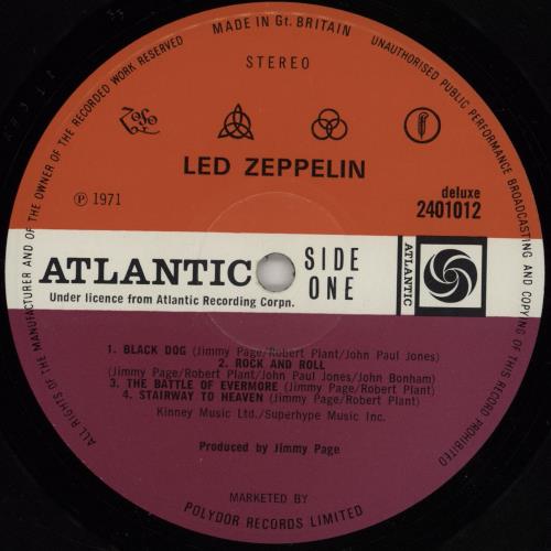 Led Zeppelin Led Zeppelin IV - 4th [K50008] UK vinyl LP album (LP ...